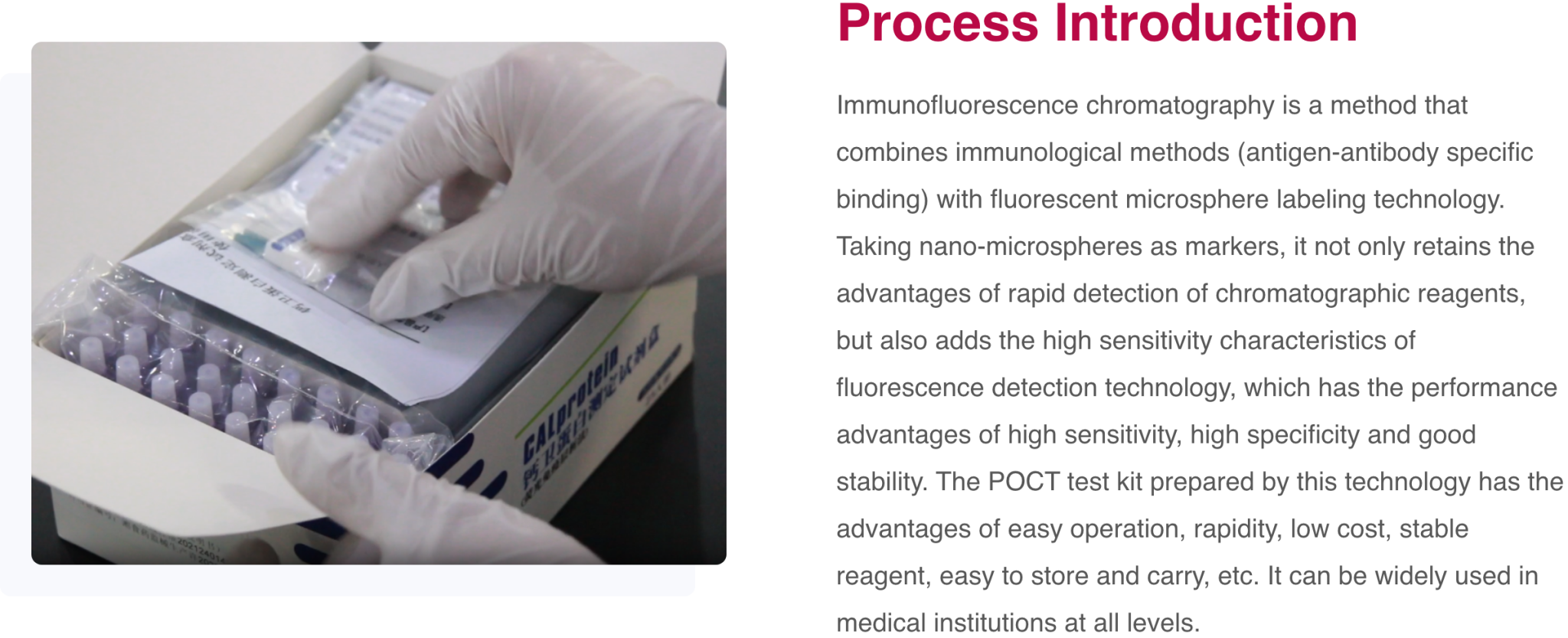 Immunofluorescence Chromatography – Thalysbio
